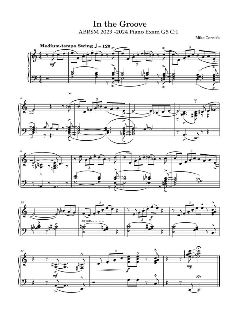 ABRSM in The Groove G5 | PDF