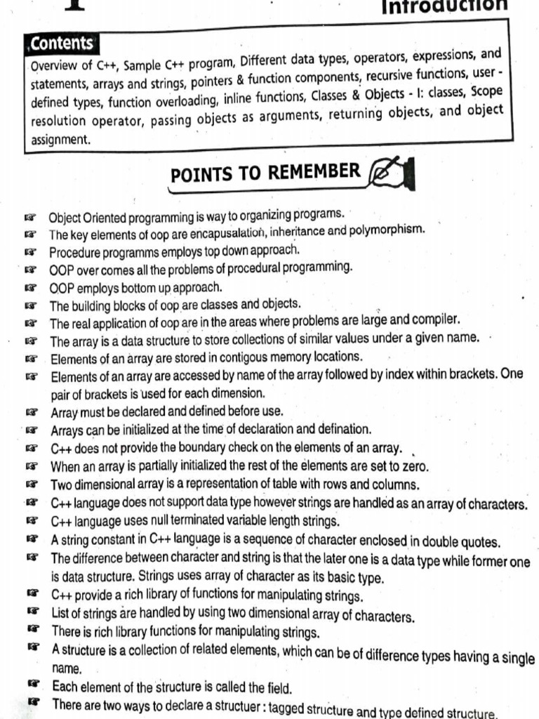 Oops Refresher Sem 3 Ptu Cse | PDF