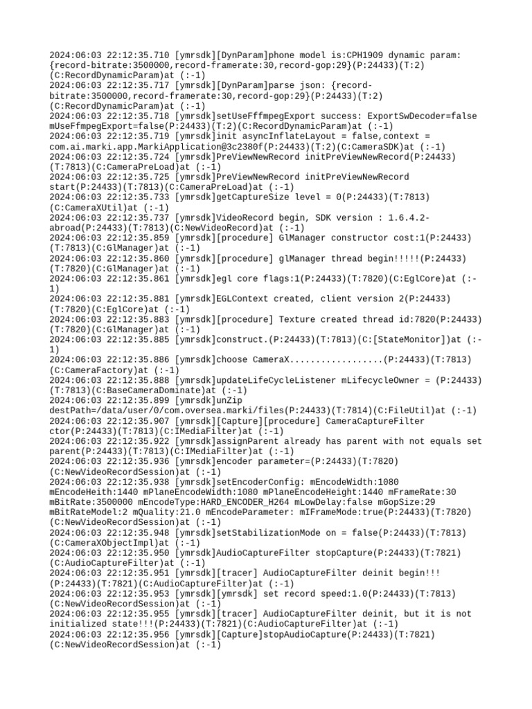 Log Text | PDF | Software | Mobile Phones