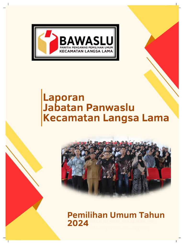 Laporan Pengawasan Pemilu 2024 Langsa | PDF | Ilmu Sosial