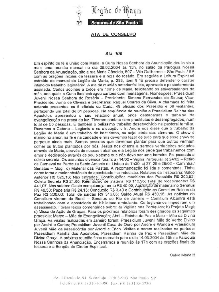 Ata de Conselho | PDF