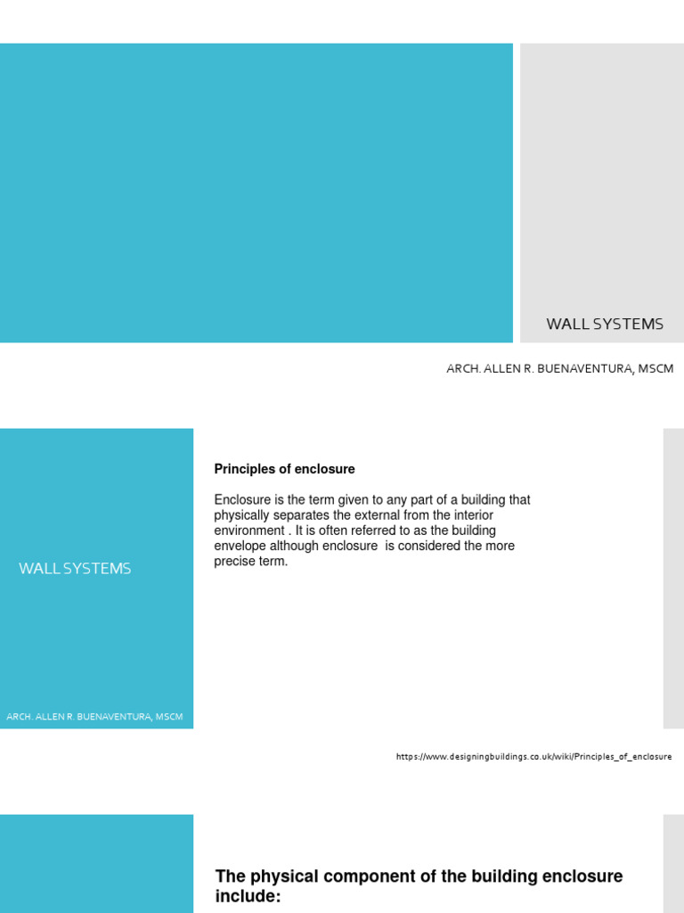 Building Enclosure Principles | PDF | Wall | Architectural Elements