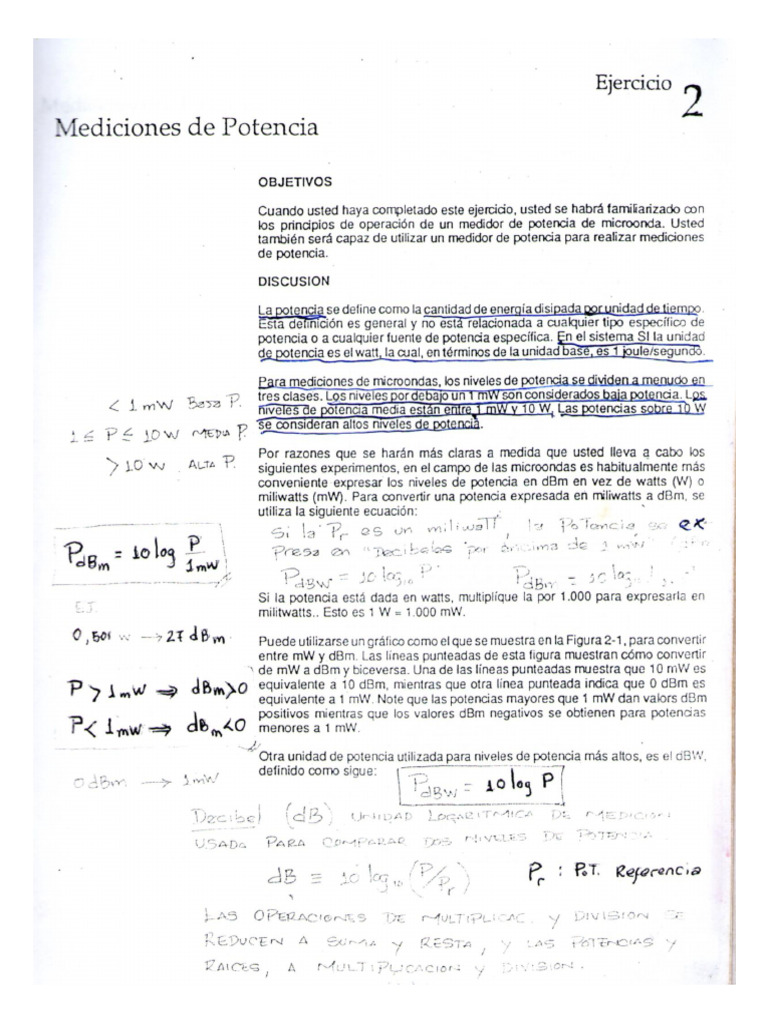 Practica 2 mediciones de potencia | PDF