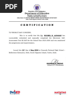 BSP Certificate | PDF | Scouting | Philippines