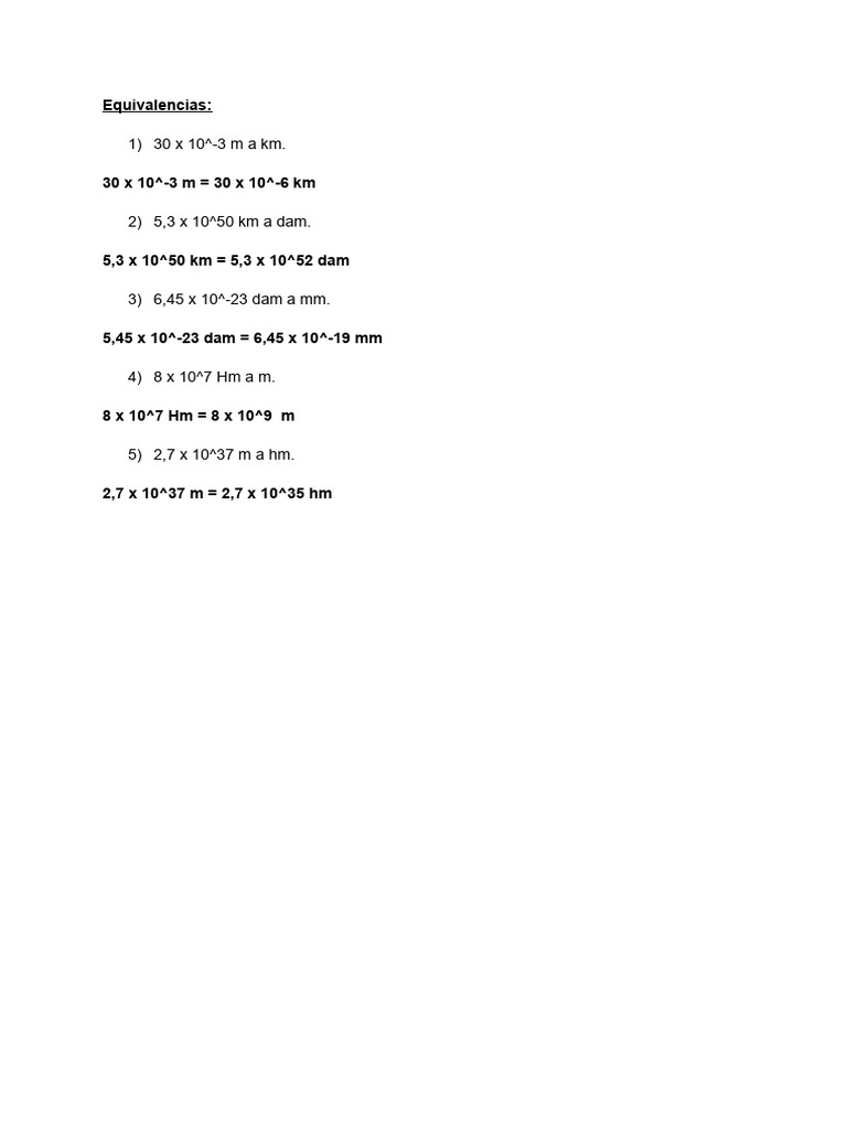 Metric Conversion Examples | PDF | Teaching Methods & Materials