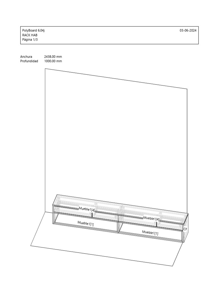 Planos de Rack para Mueble PS5 | PDF | Hogar, jardinería y bricolaje