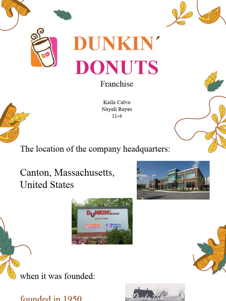 Dunkin' Donuts Franchise Guide | PDF | Career & Growth
