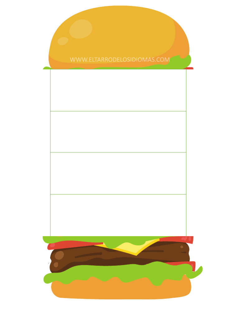Tarjetas Plegables Comida | PDF
