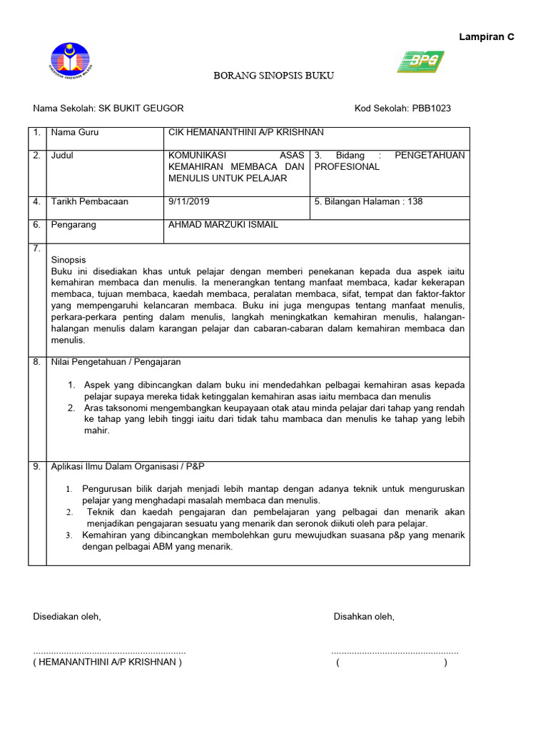 Sinopsis Buku LADAP | PDF