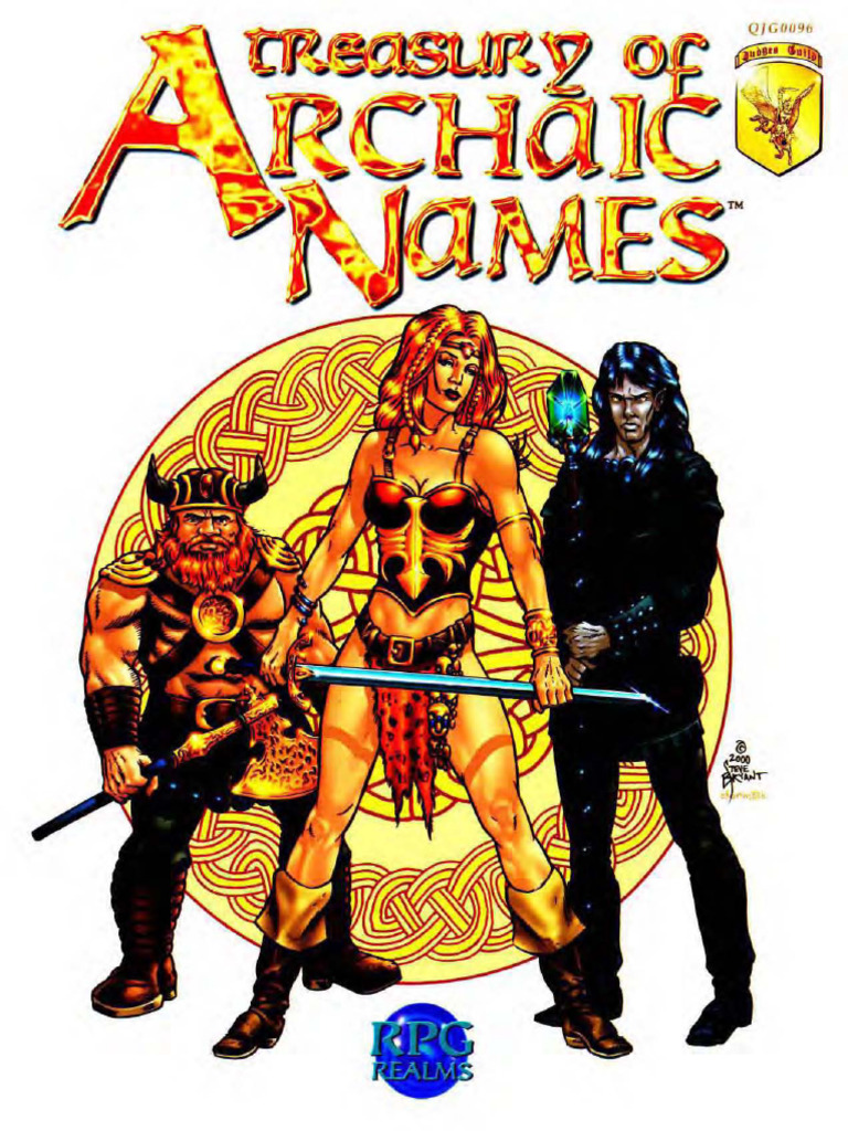 Treasury of Archaic Names | PDF | Dice