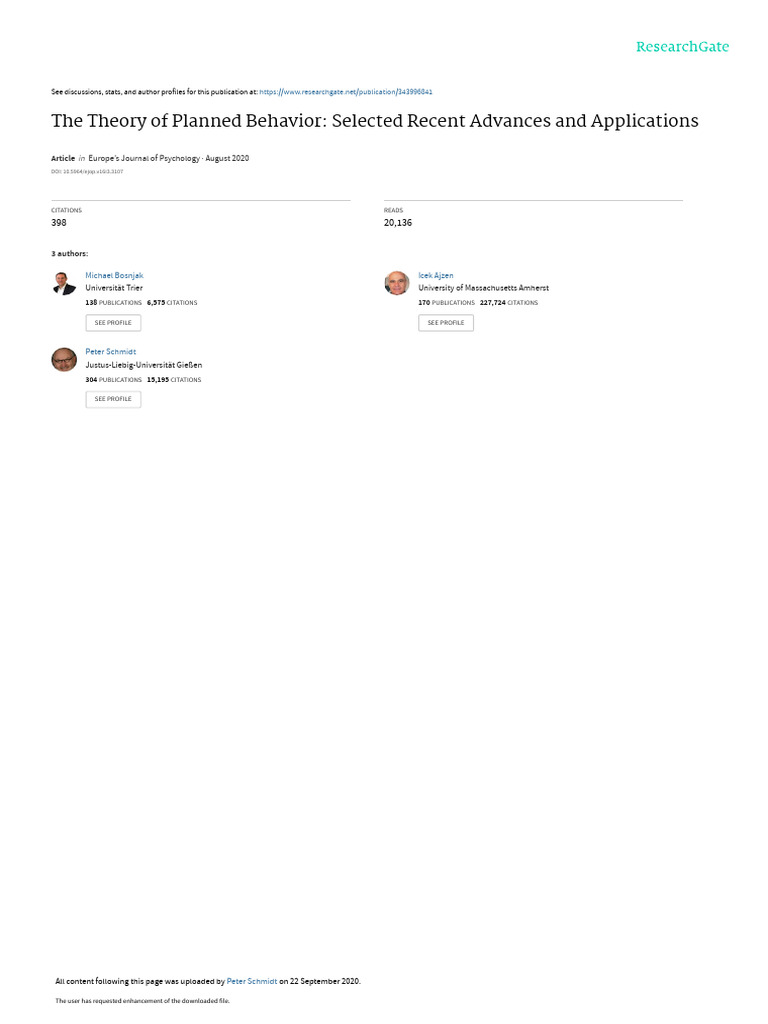 grand theory | Download Free PDF | Attitude (Psychology) | Behavioural ...