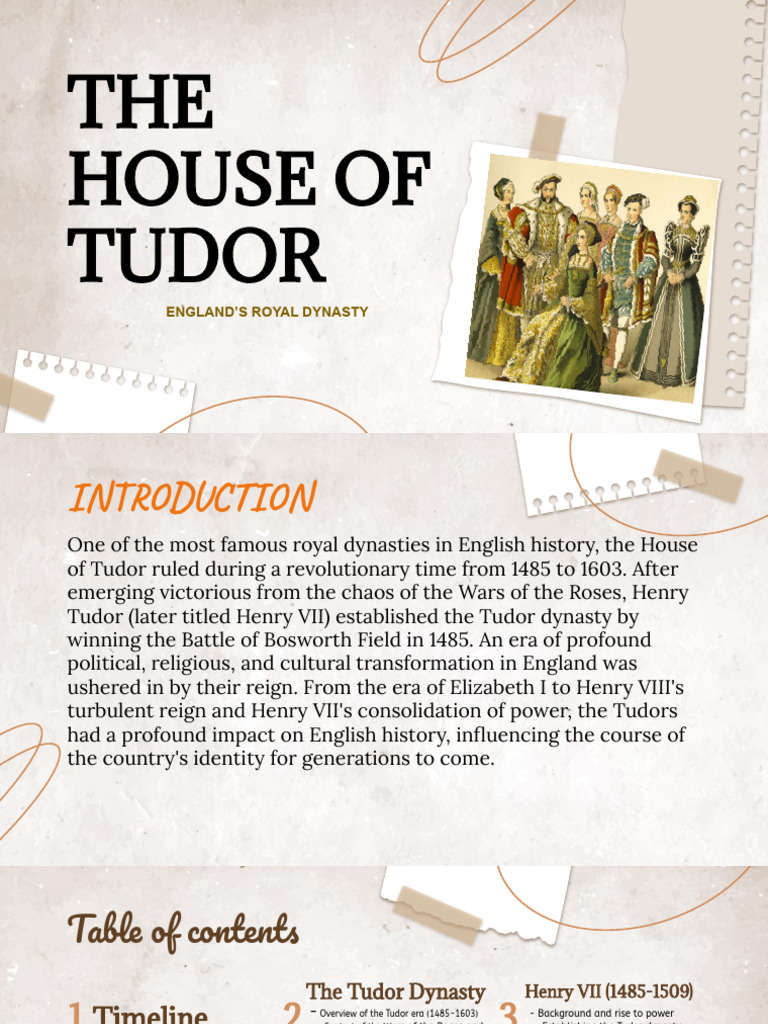 house of tudor- eng project | Download Free PDF | House Of Tudor ...