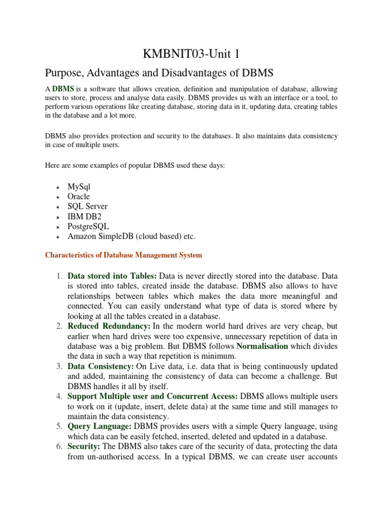 KMBNIT03_Unit 1 | Download Free PDF | Databases | Conceptual Model