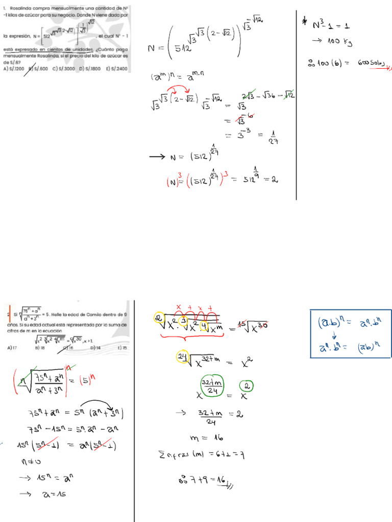 S1 - Álgebra | PDF