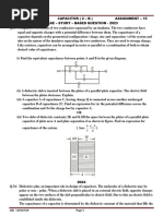 Practice Assignment Potential and Capacitance 2025-26 | PDF | Capacitor ...