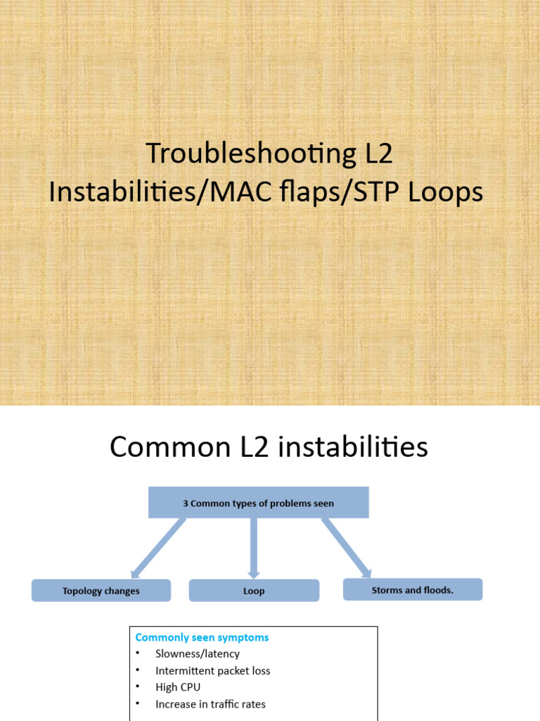 Mac-Flaps and STP Loop | PDF | Network Switch | Computer Science