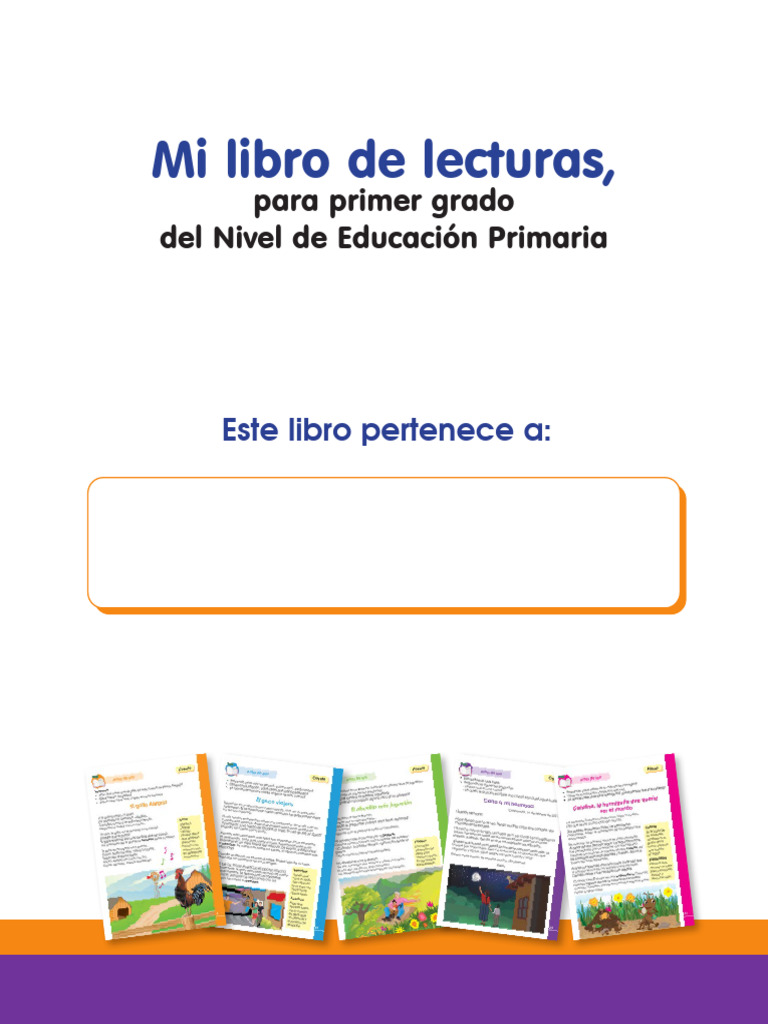 Mi Libro de Lecturas 1er Grado 2021 - Removed - Removed | PDF | Papel ...