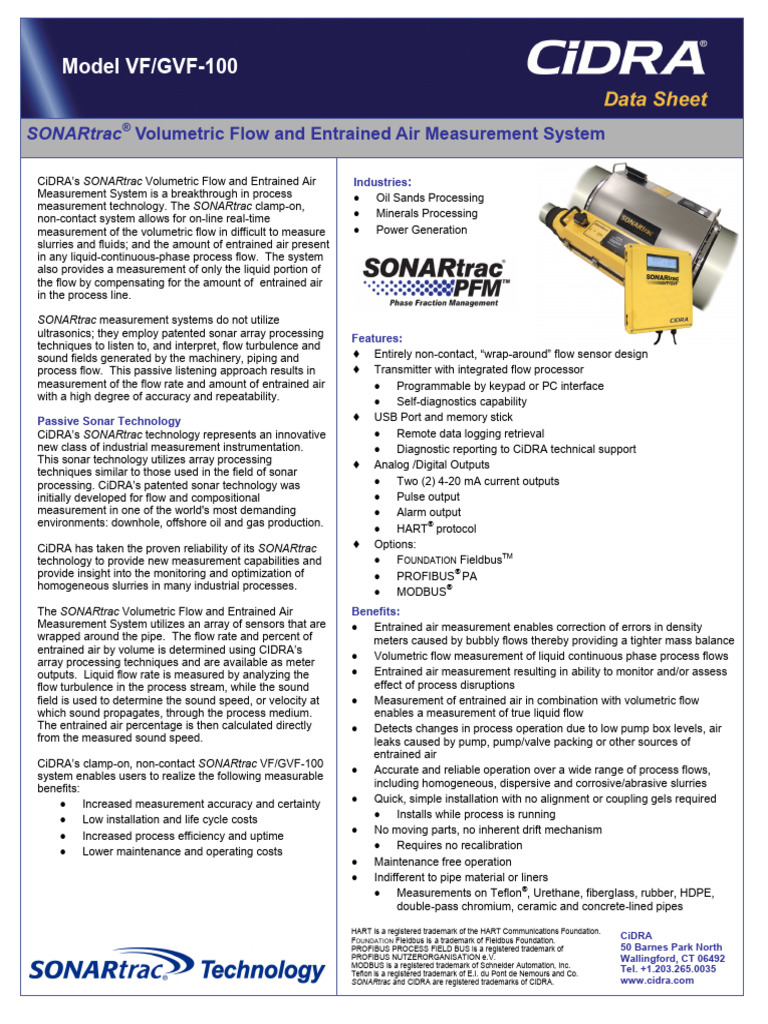 Bi0232 VFGVF 100 Data Sheet | PDF | Flow Measurement | Pump