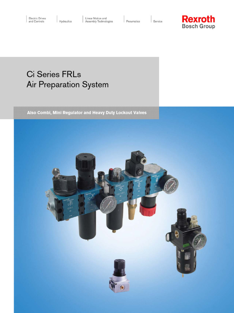FRL REXROTH | PDF | Valve | Pipe (Fluid Conveyance)
