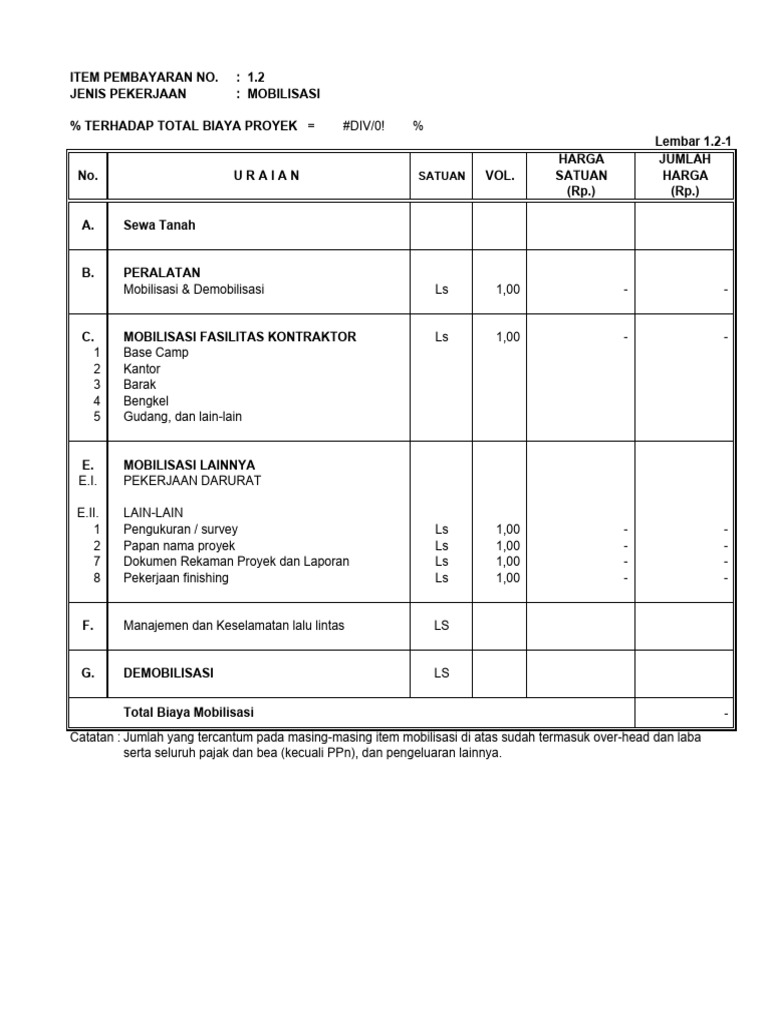 Mobilisasi | PDF