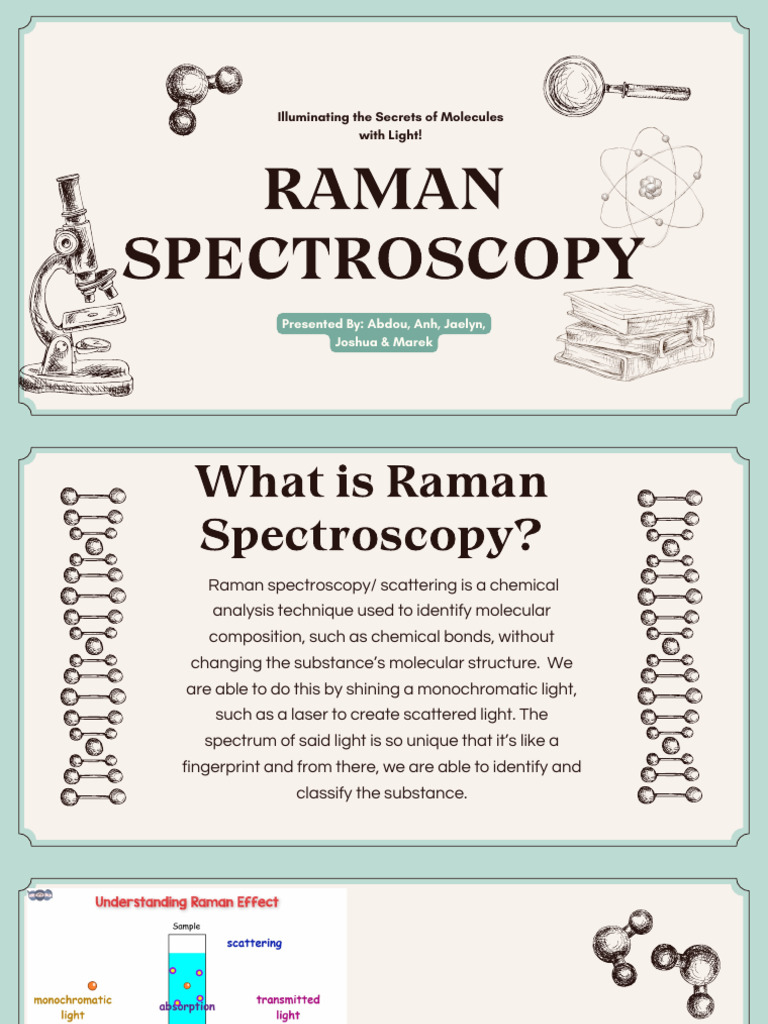 Raman Spectroscopy | PDF | Scattering | Photon