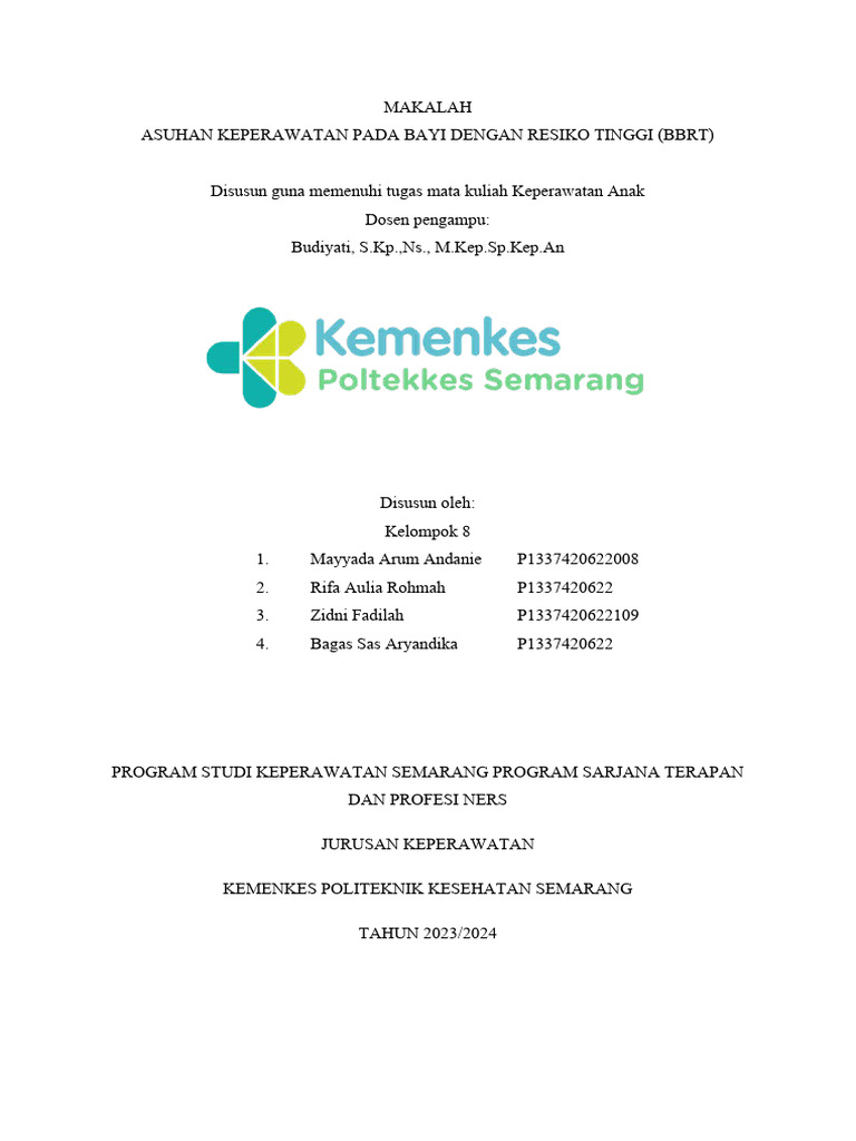 Makalah Kep Anak | PDF | Kesehatan Holistik | Sains & Matematika