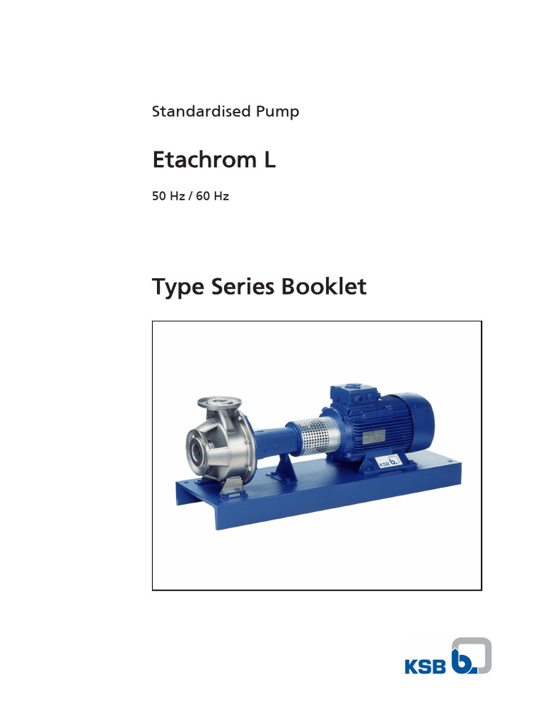 ksb(pump selection) | Download Free PDF | Pump | Bearing (Mechanical)