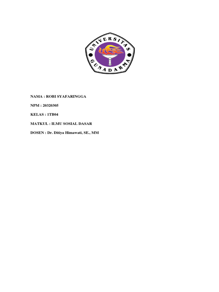 Robi Syafaringga - 20320305 - Tugas Ke-5 Individu | PDF