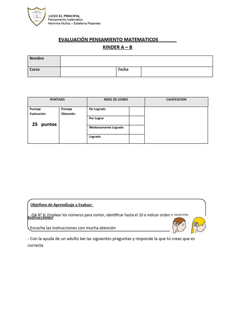 Evaluación Mate | PDF