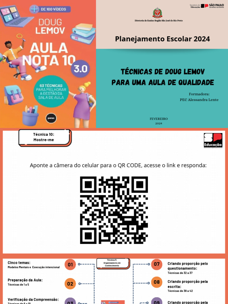 Técnicas de Lemov para Uma Aula de Qualidade (1) - 240301 - 083940 ...