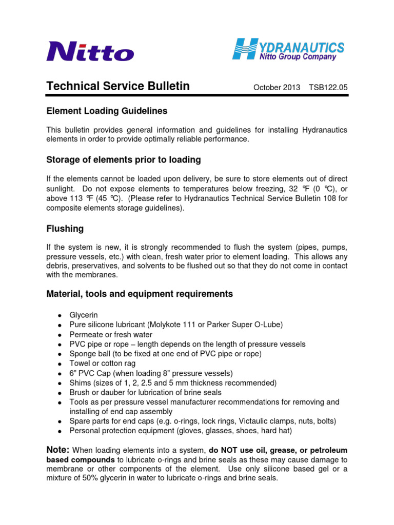 Element Loading Guidelines | PDF