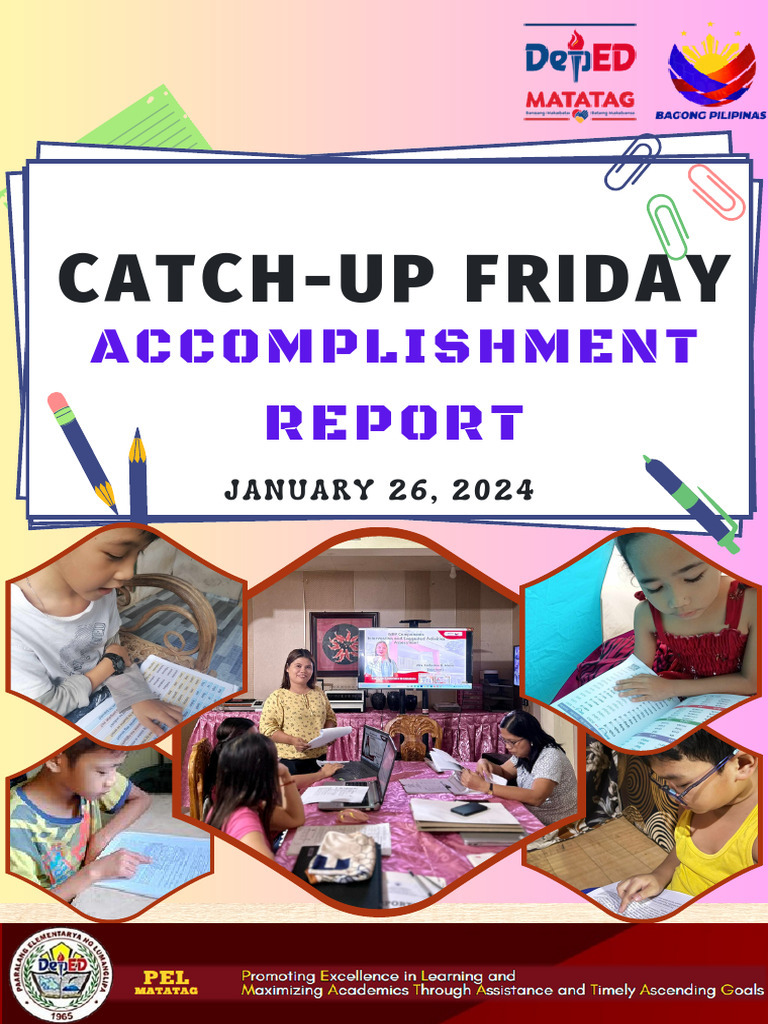 P. Elem. NG Lumanglipa-CATCH-UP FRIDAY (JAN. 26, 2024) - AR | PDF