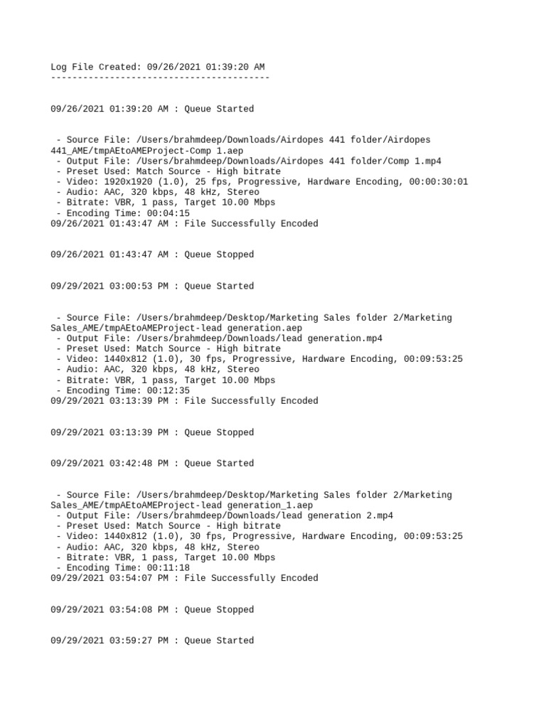 A Me Encoding Log | PDF | Data Compression | Digital Technology