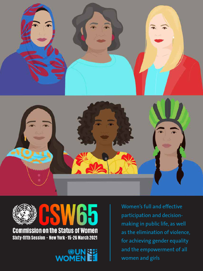 unwomen_csw65 brochure en | PDF | Gender Equality | Gender Studies