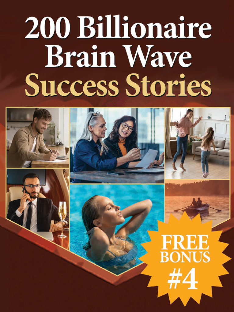 200 Billionaire Brain Wave Success Stories | PDF | Mindset | Gratitude