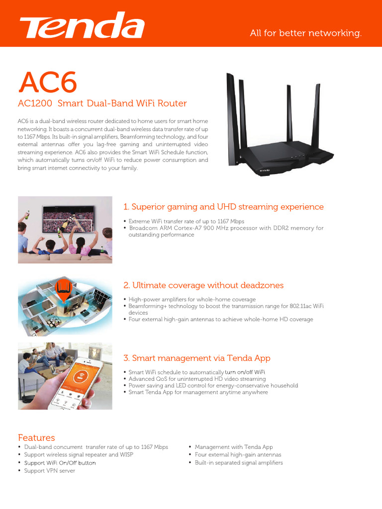 AC6 - Datasheet (For Egypt) | Download Free PDF | Wi Fi | Ieee 802.11