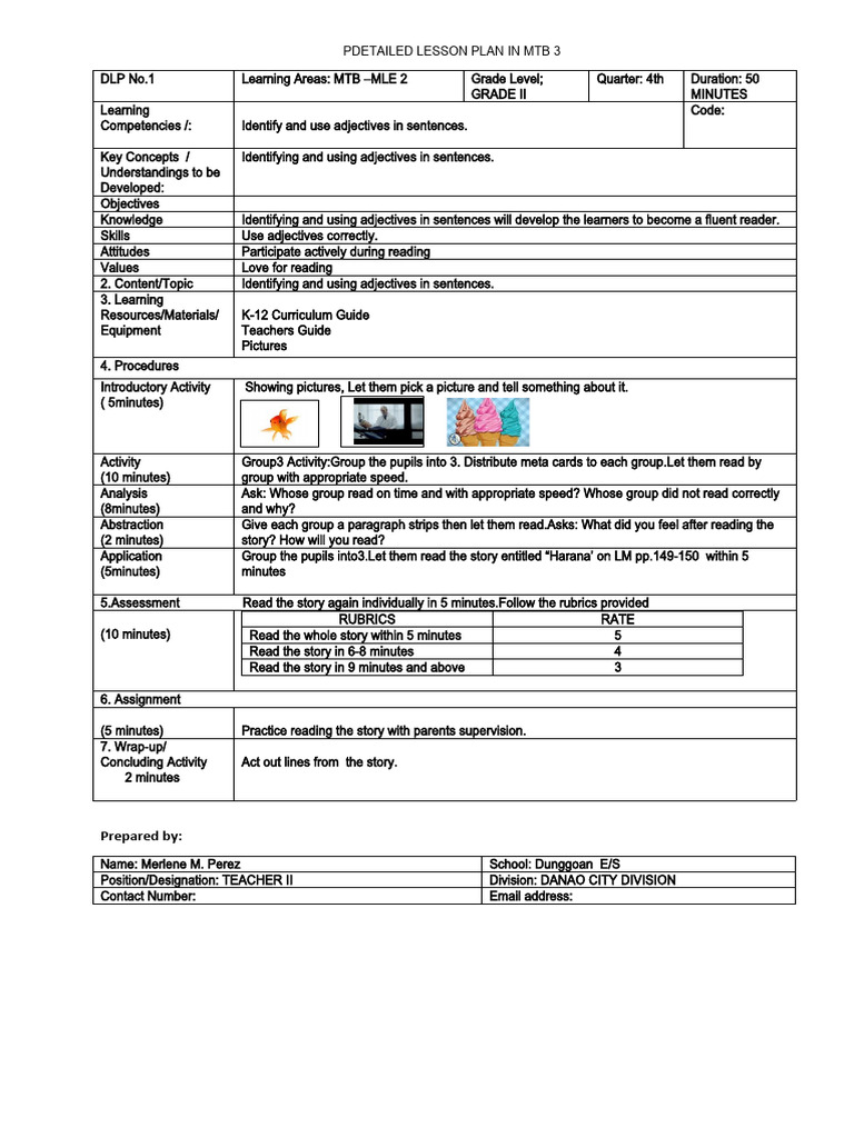DLP 1 (Merlene) | PDF | Learning | Human Communication
