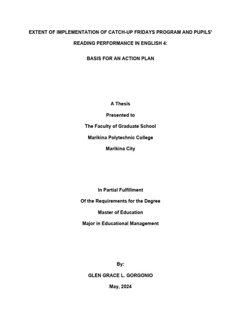 1 Title Page Format | PDF
