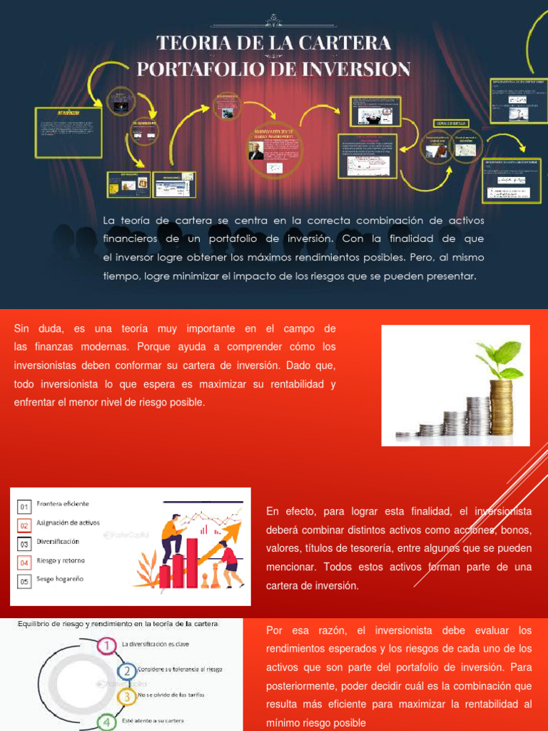 Teoria de Cartera | PDF | Portafolio (Finanzas) | Teoría moderna de la cartera