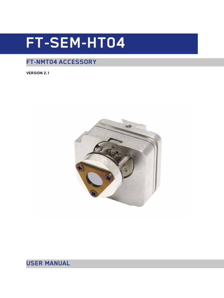 FT-SEM-HT04 Manual V2 1 | PDF | Electrical Connector | Temperature