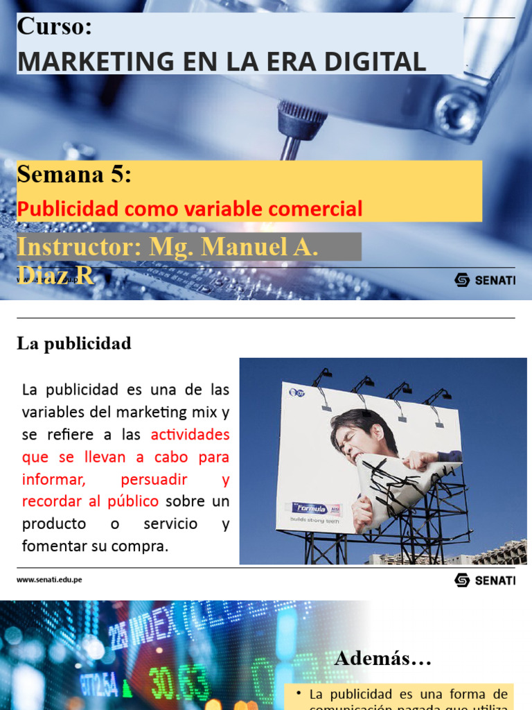 Clase 5 La Publicidad - Marketing en La Era Digital | PDF | Publicidad | Marketing