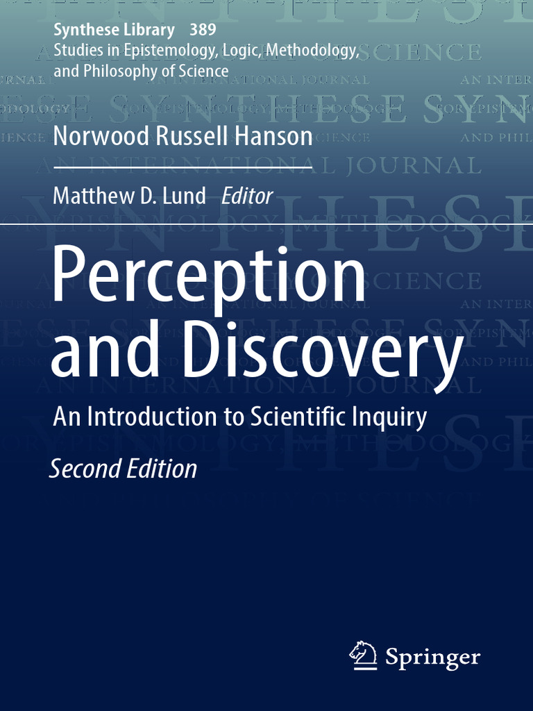 HANSON LUND. Perception and Discovery.2018 | PDF | Science | Philosophy Of Science