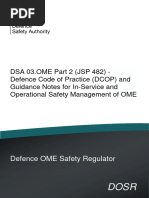 DSA 03 OME PART 2 JSP 482 CH 09 Nov 19 - Mod Gov Uk | PDF | Risk | License