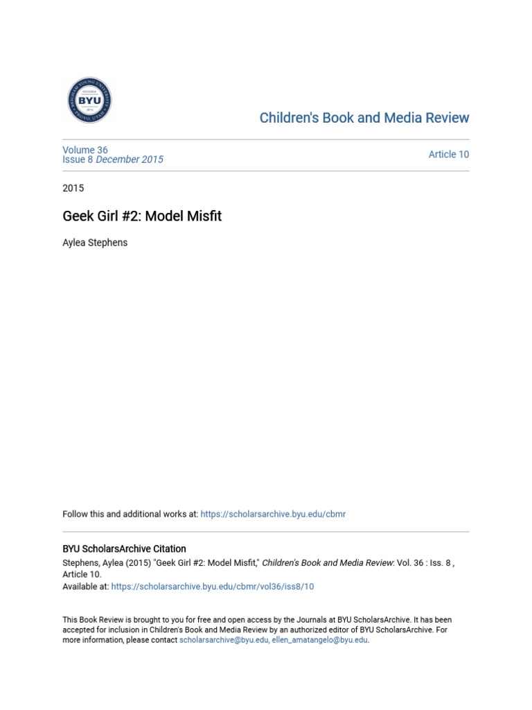 Geek Girl #2: Model Misfit Review | PDF | Books