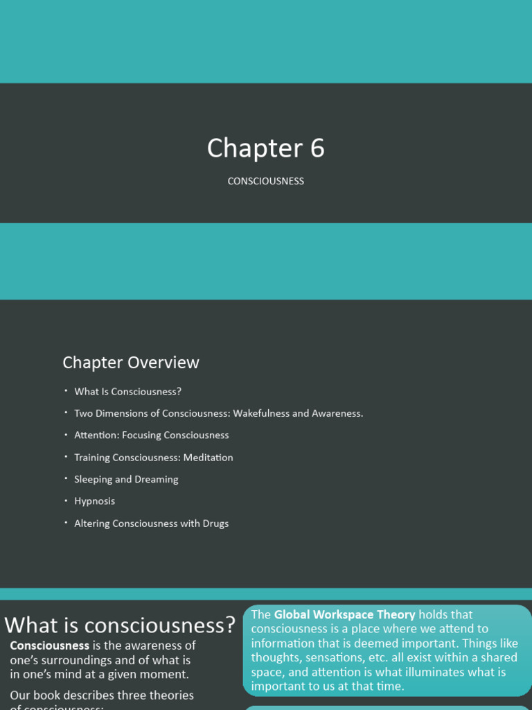 Chapter 6 Slides | PDF | Sleep | Attention