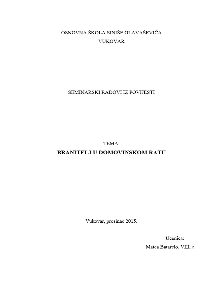 Matea Batarelo | PDF