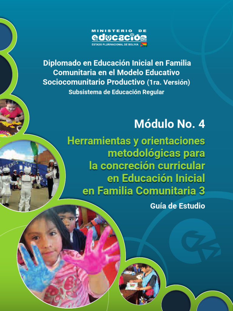 Módulo No. 4 - Herramientas y Orientaciones Metodológicas Para La Concreción Curricular en ...
