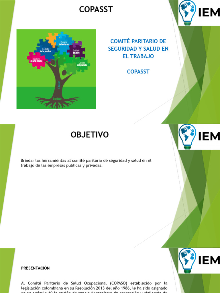 Guía COPASST para Empresas | PDF | Seguridad y salud ocupacional | Justicia