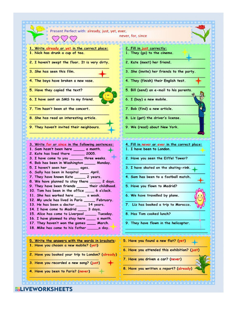 Pres Perf and Key Words | PDF
