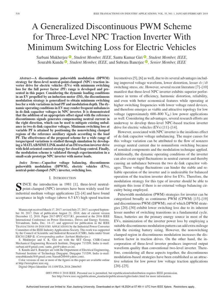 2 Ageneralizeddiscontinuouspwmschemeforthree Levelnpctractioninverterwithminimum 